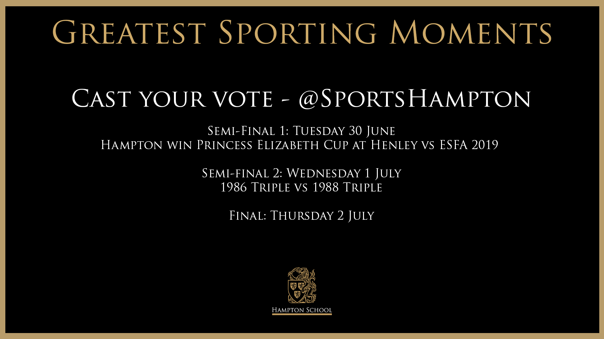 Hampton Sports Chronicle